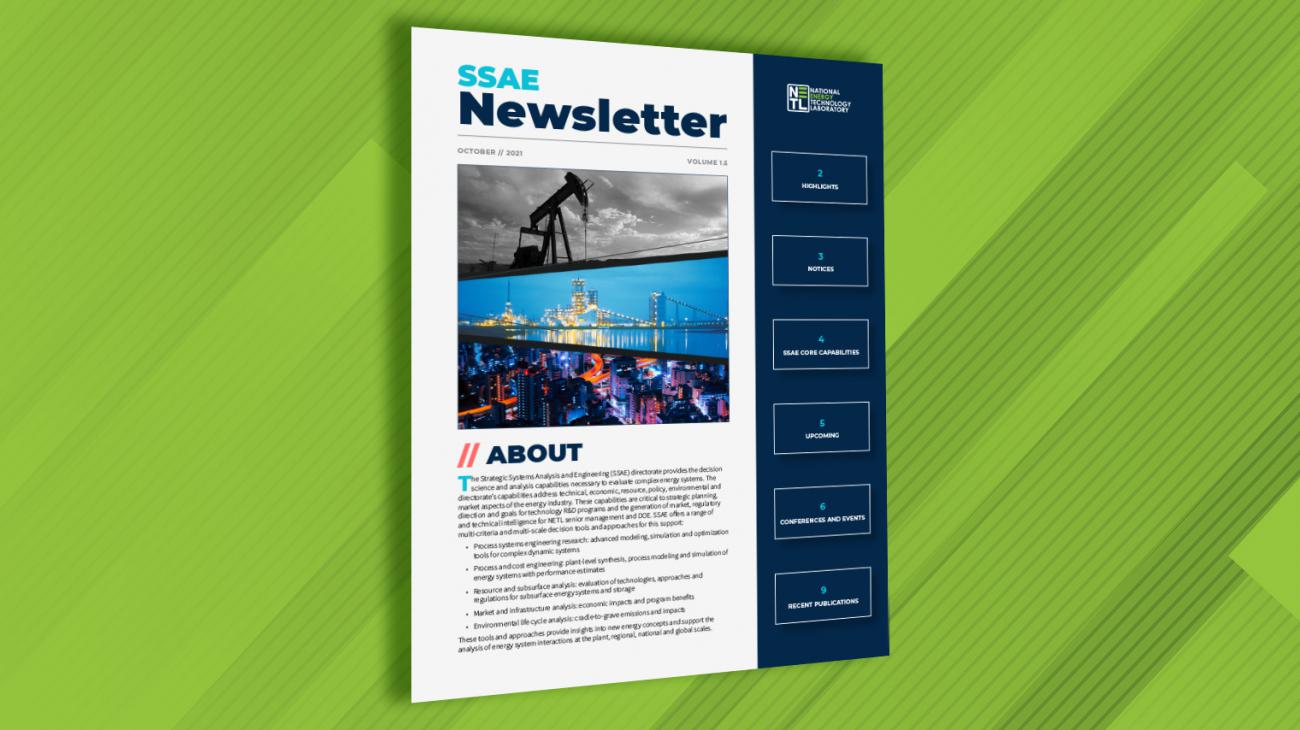 October Edition of the SSAE Newsletter Released | netl.doe.gov