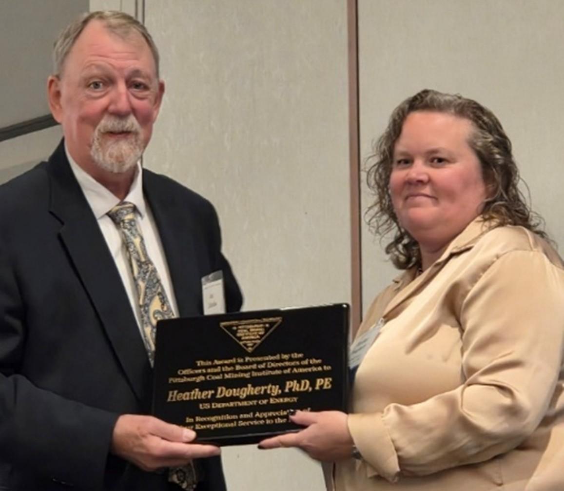 NETL Research Engineer Honored by the Pittsburgh Coal Mining Institute ...